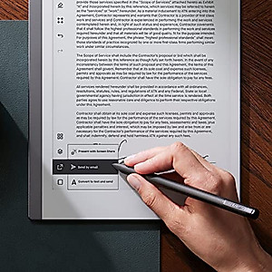 reMarkable Starter Bundle – reMarkable 2 is The Original Paper Tablet | Includes 10.3” reMarkable Tablet, Marker Plus Pen with Built-in Eraser, and 1-Year Free Connect Trial