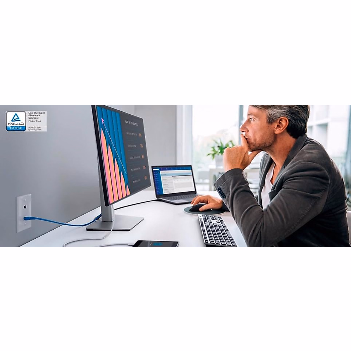 Dell UltraSharp U2421E 23.8" LCD Monitor - 24" Class