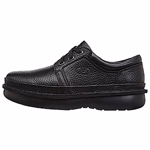 Propét Men's Villager Walker Oxford, Black Grain, 12 XX-Wide