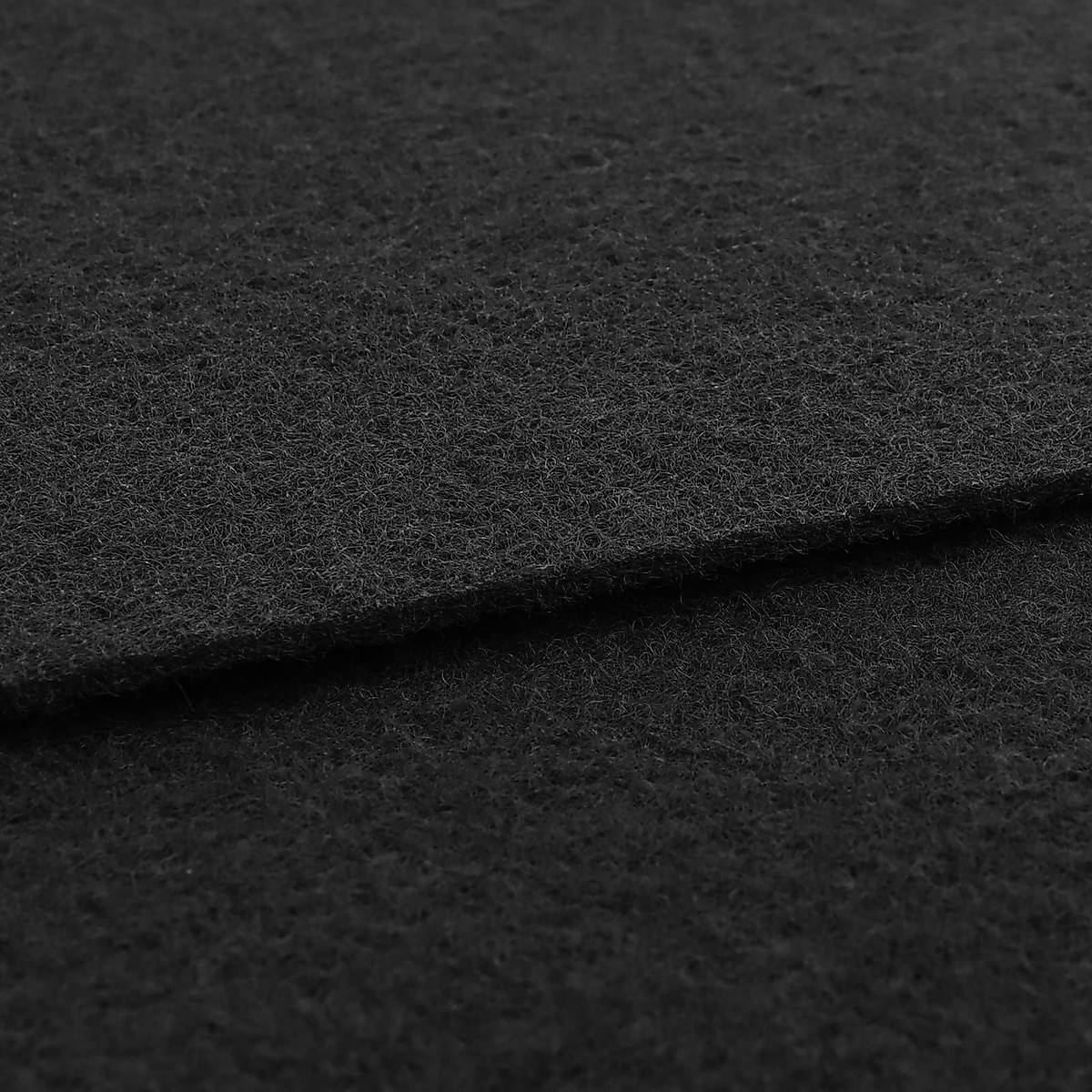 Felt Fabric Soft Felt Sheet 1yard/36 x78 Durable Craft Felt Cloth 1.5mm Thick for Handcrafted,Sew,DIY Project,Party Decoration (Black,1yard)