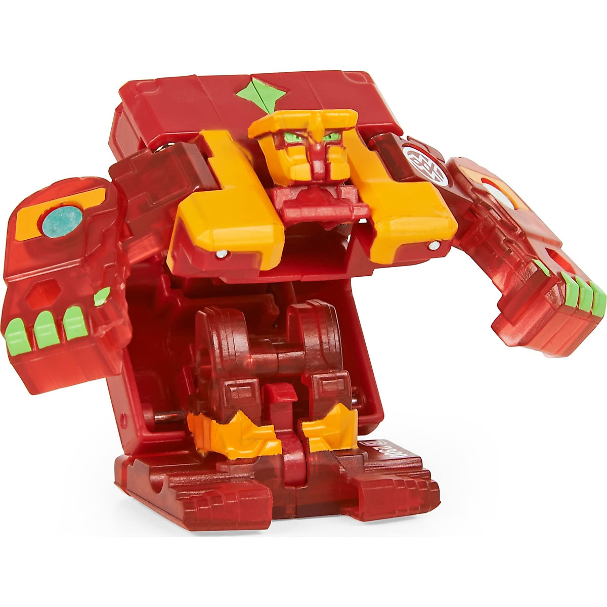 Bakugan Geogan Rising 2021 Pyrus Titan King Geogan Collectible Action Figure and Trading Cards