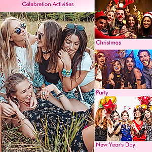 cobee Colored False Eyelashes, 7 Pairs Rainbow Fluffy Eye Lashes Wispy Mink Lashes Fake Eyelashes Natural Look Eye Lashes for Cosplay Party Festival