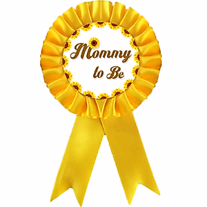 Sunflower Baby Shower Decorations Supplies by Party Inspo, Sunflower Baby Shower Badge Pin, Mommy to Be and Daddy to Be Pin for Sunflower Baby Shower Decorations, sunflower party gift