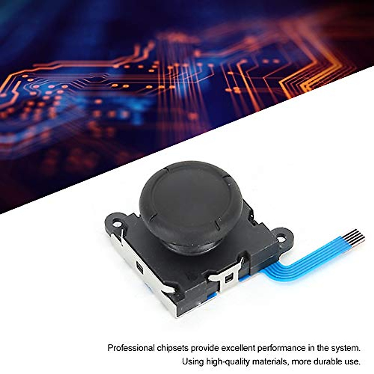 Wosune Joystick Button Materials Game Machine Joystick Button Lightweight Professional Chipsets for Switch Home Entertainment NS Controller