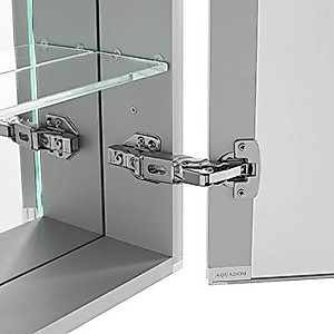 AQUADOM Royale, 60in x 36in x 5in Bathroom Medicine Cabinet Integrated 3X Magnifying Mirror