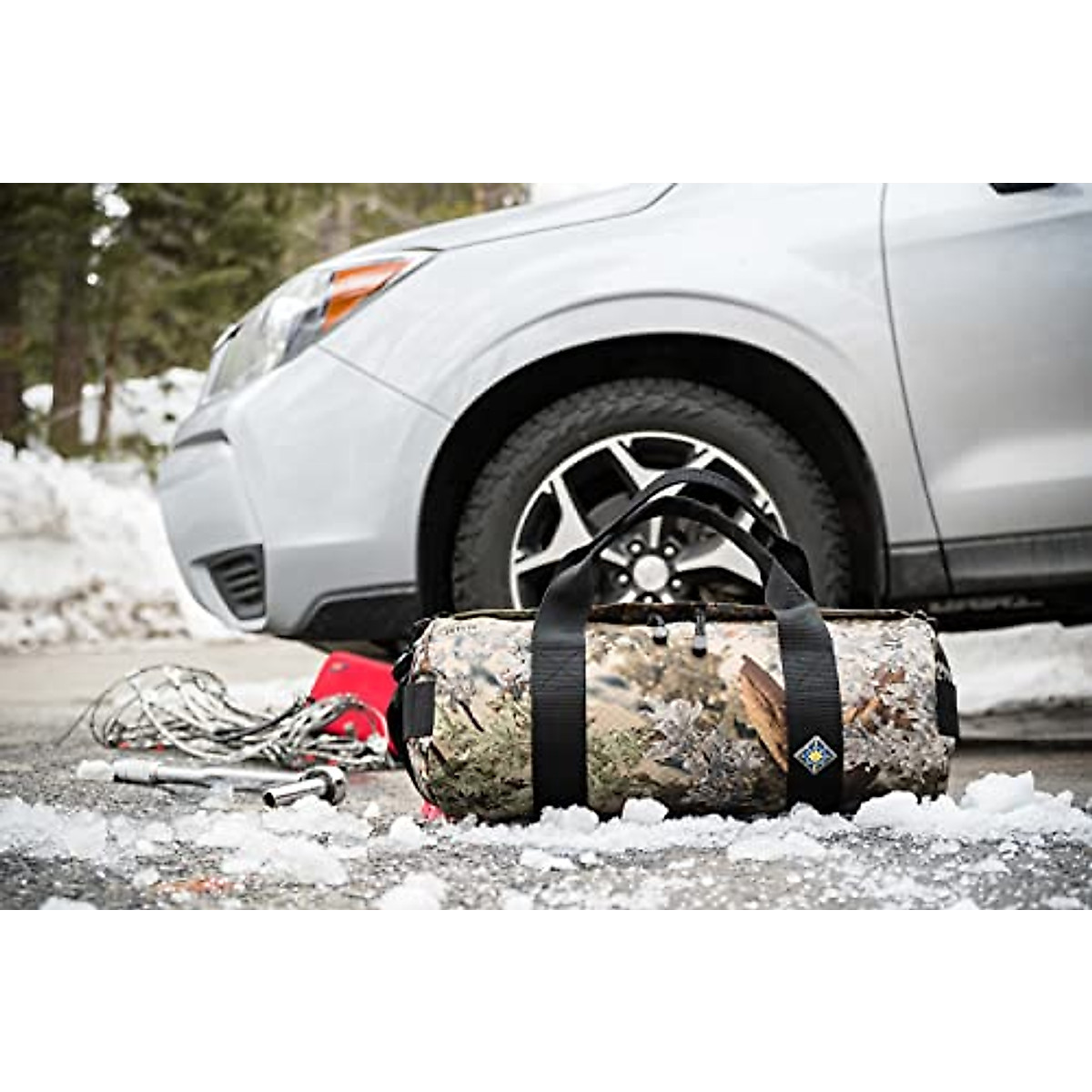 North Star Sports SD0818 Diamond Ripstop Standard Duffle Gear Bag 8"H x 8"W x 18"L, 14 Liter, Kings Camo Desert Shadow Duffel Northstar Bags