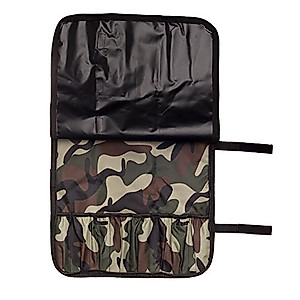 Ergo Chef 9 Pocket Professional Soft Knife Roll Bag (Camouflage) (RB9/Camo/1009C)