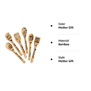 Riveira Mothers Day Gifts For Mom From Daughter - Mom Gifts For Mothers Day - Mother's Day Gift Ideas - Cool Mothers Day Gifts For Moms Who Have Everything - Mother Day Wooden Spoons For Cooking