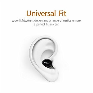 FOCUSPOWER F10 Mini Bluetooth Earbud Smallest Wireless Invisible Headphone with 6 Hour Playtime Car Headset with Mic for iPhone and Android Smart Phones(One Pcs)
