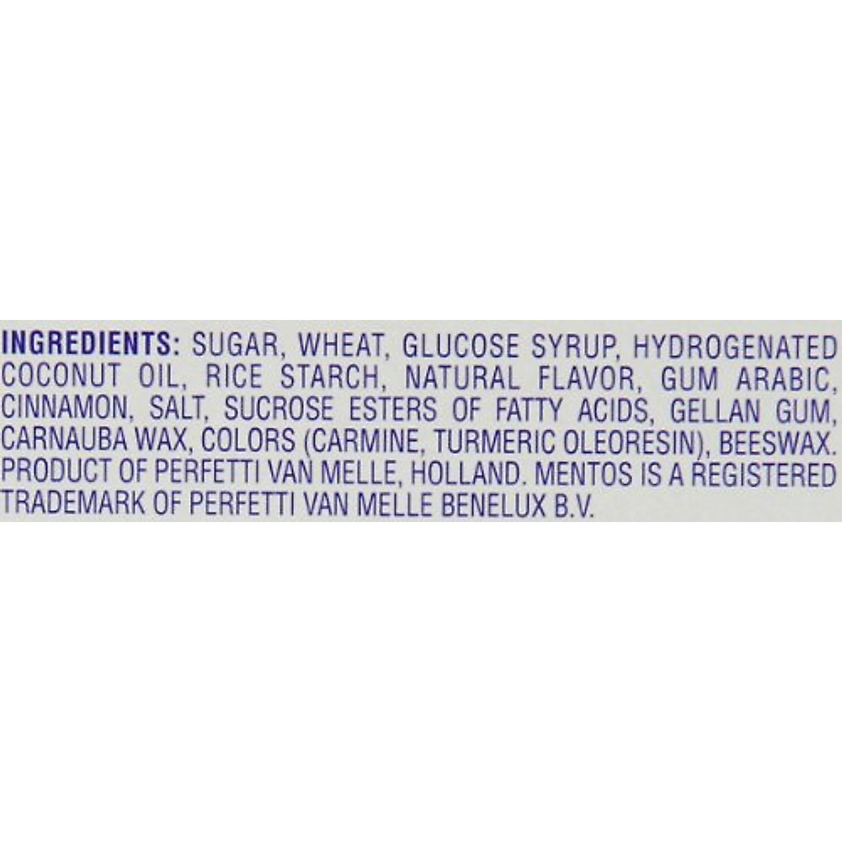 Mentos Candy, Mint Chewy Roll, Cinnamon, Non Melting, Party, 1.32 oz(Pack of 15)