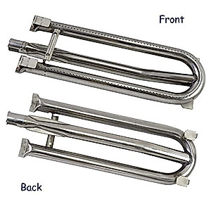 Folocy 19.125” Grill Burners BBQ Gas Grill Replacement Parts for DCS 27DBQR, DCS 30 BGB30-BQR, DCS 36 BGA36-BQARN, DCS 48 BGA48-BQRL, Brinkmann 810-8905-S 810-8907-S, Stainless Steel Pipe Tube