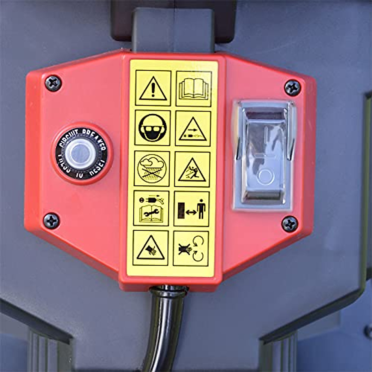 UEIDIHI Garden Shredder, 2500W Electric Wood Leaf Branch Chipper Shredder Mulcher with 45mm Cutting Width,50 Litre Collection Box,Portable Wheels