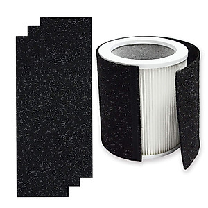PUREBURG Replacement Filter Set Compatible with Hunter HP670 Air Purifier, H13 HEPA + 4 x Activated Carbon Pre-Filter Air Clean Dust VOCs Odor