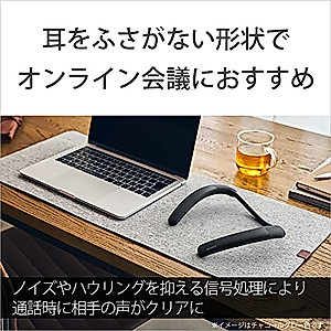 Sony SRS-NB10 Wireless Neckband Speaker Waterproof IPX4, Hands-Free Calling, Microphone On Off Button, Multi-Point Connection / 2021 Mode (White)