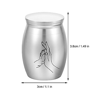 Urn Sealed Keepsake Urn Pet Cremation Urn Small Pet Urn Mini Metal Pet Urn Dog Urns Urn Small Urns for Ashes Adult Cat Urns for Ashes Pet Urns for Dogs Ashes Small Urns for Ashes