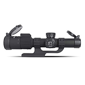 Monstrum Alpha Series 1-6x24 First Focal Plane FFP Rifle Scope | ZR300 H-Series Offset Scope Mount | Bundle