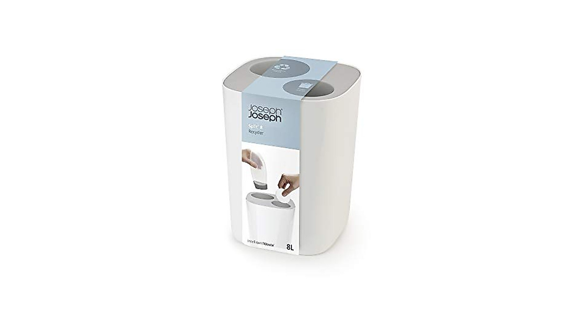 Joseph Joseph Split Trash Can: Dual Compartment Design