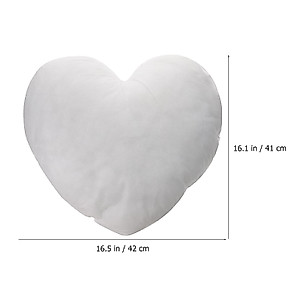 Ciieeo Peach Heart Pillow Kids Couch Chairs Nursing Pillow Outdoor Bolster Heart Plush for Couch Car Pillow Sofa Throw Pillow Inner Throw Cushion Insert Heart Shaped Pillow Insert Blank