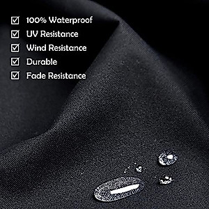 40 Inch Electric Smoker Cover for Masterbuilt Electric Smoker, 600D Heavy Duty Waterproof Square Smoker Cover, Special Fade and UV Resistant Material (28”W x 22”D x 39”H)