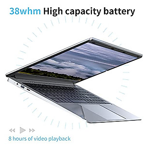 SGIN Laptop, 15.6 Inch 4GB DDR4 RAM 128GB SSD, Laptops with Intel Celeron Quad Core Processor, Intel UHD Graphics 600, WiFi, Bluetooth 4.2, USB3.0, Mini HDMI, Webcam