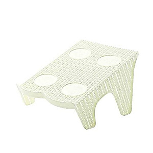 MACIMO Shoe Hanger Footwear Support Rack Space Saving Double Layer Plastic Space Saver Holder (Color : D)