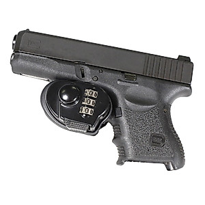 FSDC (Firearm Safety Devices – FSDC-TL4379RCB Resettable 3-Digit Combination Trigger Gun Lock – Prevents Access to The Trigger by Surrounding The Trigger Guard - Durable Black Metal Alloy