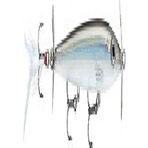 Rapala X-Rap Prop 11 Fishing lure, 4.375-Inch, Pearl Grey Shiner