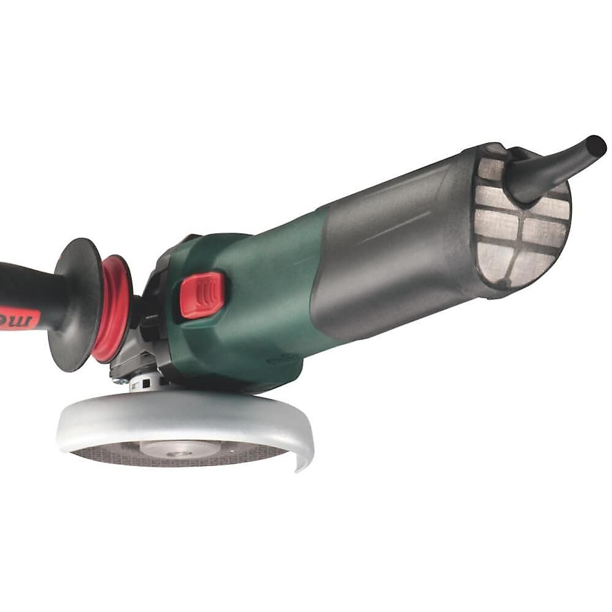 Metabo 4-1/2-Inch / 5-Inch Variable Speed Angle Grinder, 2,000-7,600 RPM, 14.5 Amp, Electronics, Slide Switch (Locking), Safety Clutch, M-Quick Wheel Change, WEV 17-125 Quick Inox, 600517420, Green