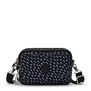 Kipling Women's Abanu Crossbody Bag, Lightweight, Adjustable Waist Pack with Multi-Compartment Zip Pockets, Ultimate Dots
