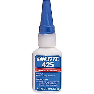 Loctite 42540 Blue 425 Assure Plastic Fastener Threadlocker, 20 gal Bottle