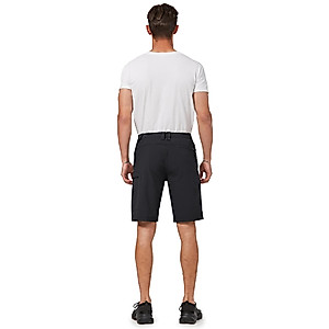 Hiauspor Men's Hiking Cargo Shorts 9"/10" Quick Dry Lightweight Waterproof for Golf Tactical Fishing Casual with 6 Pockets (Black, 38)