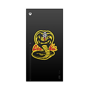 Head Case Designs Officially Licensed Cobra Kai Classic Logo Iconic Vinyl Sticker Gaming Skin Decal Cover Compatible With Xbox Series X Console