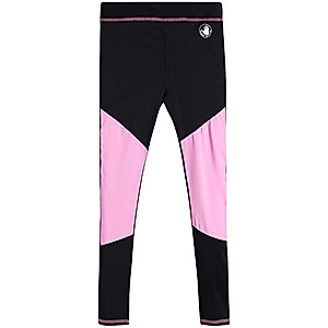 Body Glove Girls' Tracksuit - 2 Piece Windbreaker Jacket and Active Leggings Sweatpants Set, Size X-Large, Hot Pink/Black