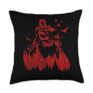 Batman Red Knight Gotham Throw Pillow, 18x18, Multicolor