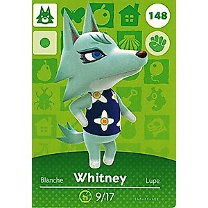 Nintendo Animal Crossing Happy Home Designer Amiibo Card Whitney 148/200 USA Version by Nintendo