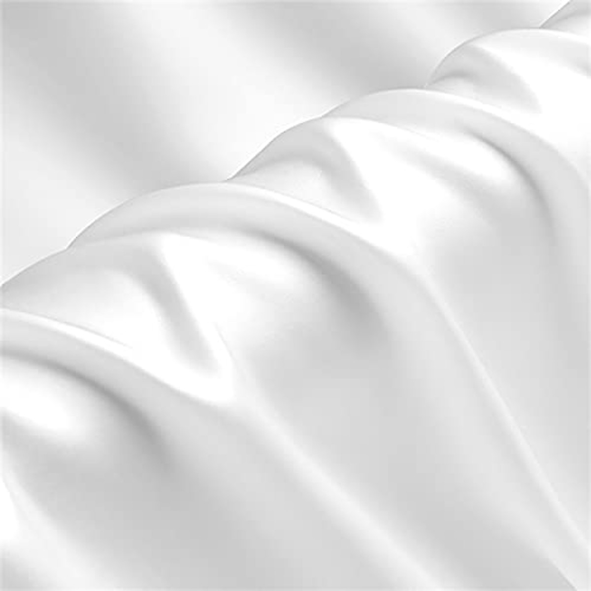 Orfemui 19MM Silk Charmeuse Satin Fabric 45" Width 100% Silk Fabric Plain Color by The Yard