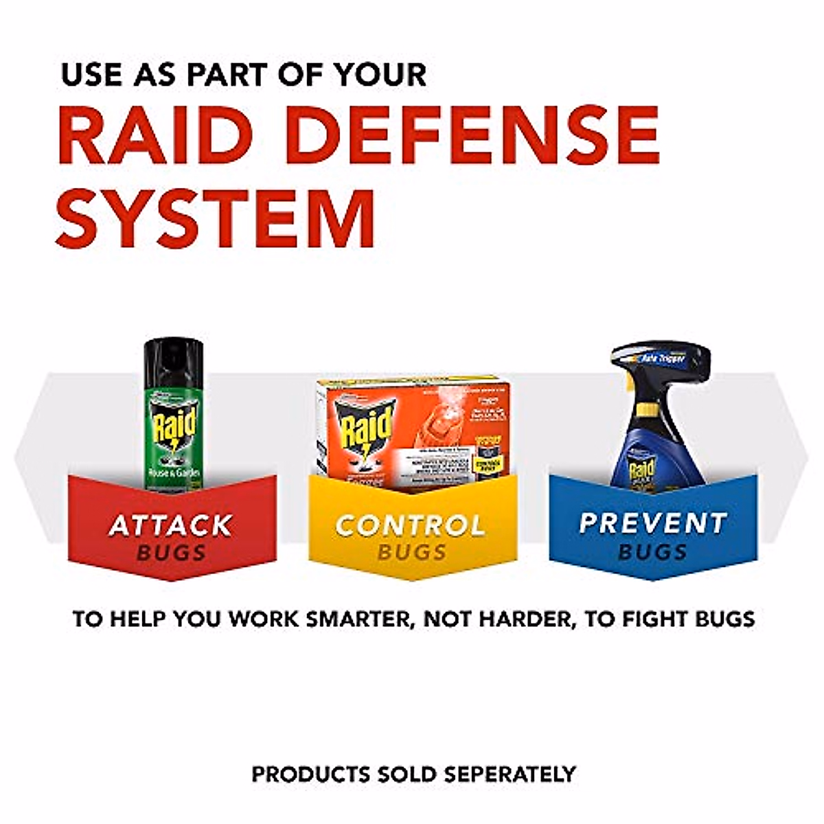 Raid House and Garden Aerosol 11 Ounce (Pack of 6)