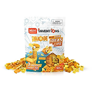 Mega Construx FWP22 Inventions Yellow Brick Building Set