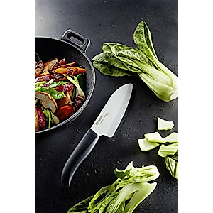 Kyocera Revolution Mini Santoku, 4-inch: White 5.5"