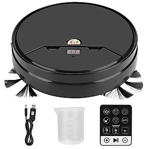 Zerodis Robot Vacuum and Mop Combo, Smart Robotic Sweeping Cleaner Slim Mopping Robot Vacuum Cleanning Tool for Home Office Hard Floor Pet Hair Carpet