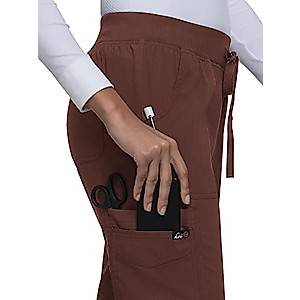 KOI Lite 750 Women's Fierce Jogger Scrub Pant Brown Taupe M