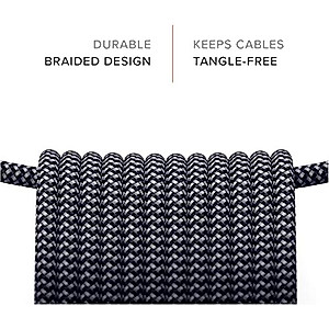 Satechi USB-C to USB-C 100W Charging Cable for USB Type-C Devices - 6.5 Feet (2 Meters) - Compatible with 2020/2019 MacBook Pro, 2020/2018 iPad Pro, 2020/2018 MacBook Air