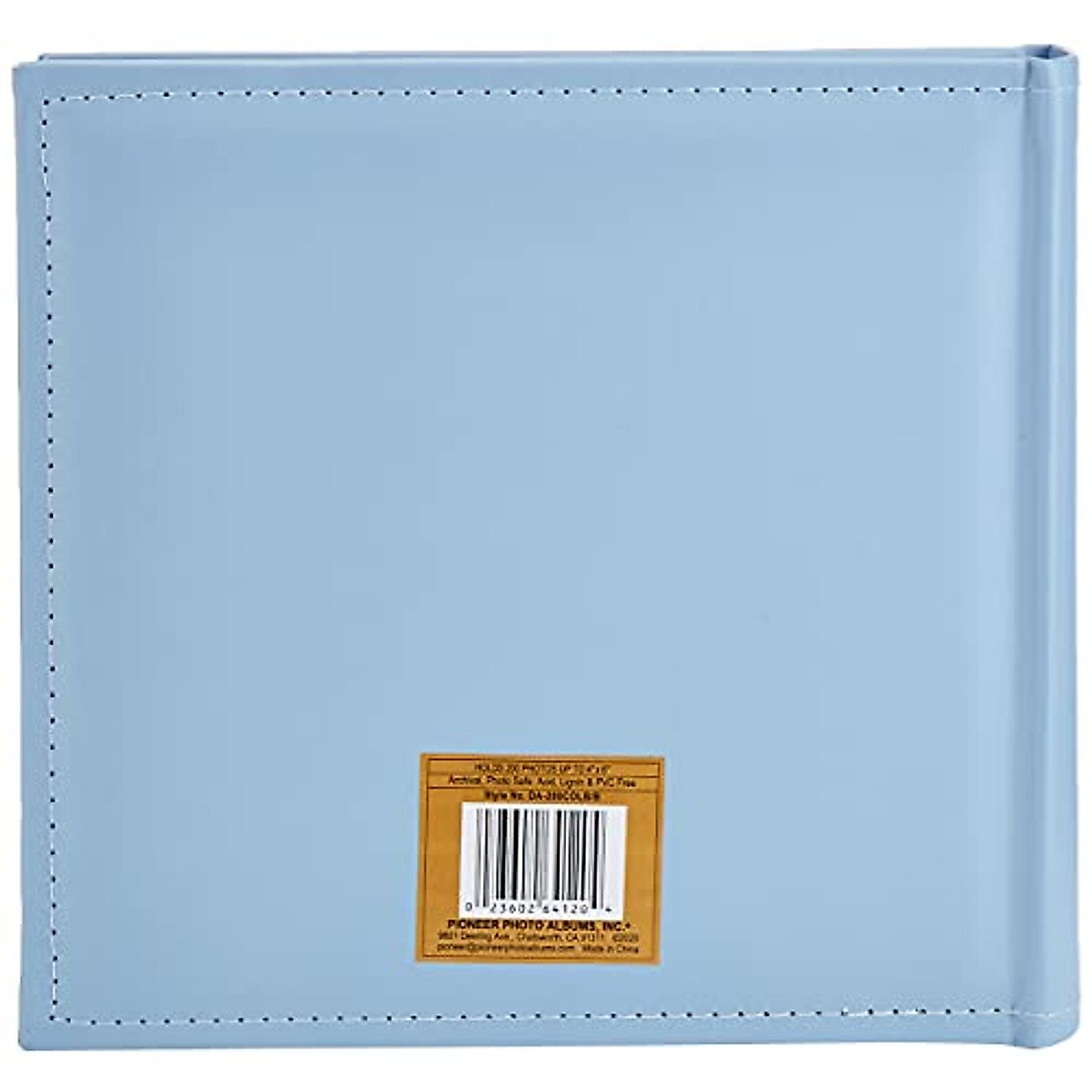 Pioneer Photo Albums DA-200COLB/B 200-Pocket Embossed Baby Leatherette Frame Cover Album for 4 by 6-Inch Prints, Blue