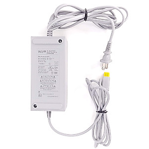 Genuine Nintendo OEM WiiU AC Adapter Power Supply Replacement Set With Wall Charger Cable Cord (Not compatible with Nintendo Wii)