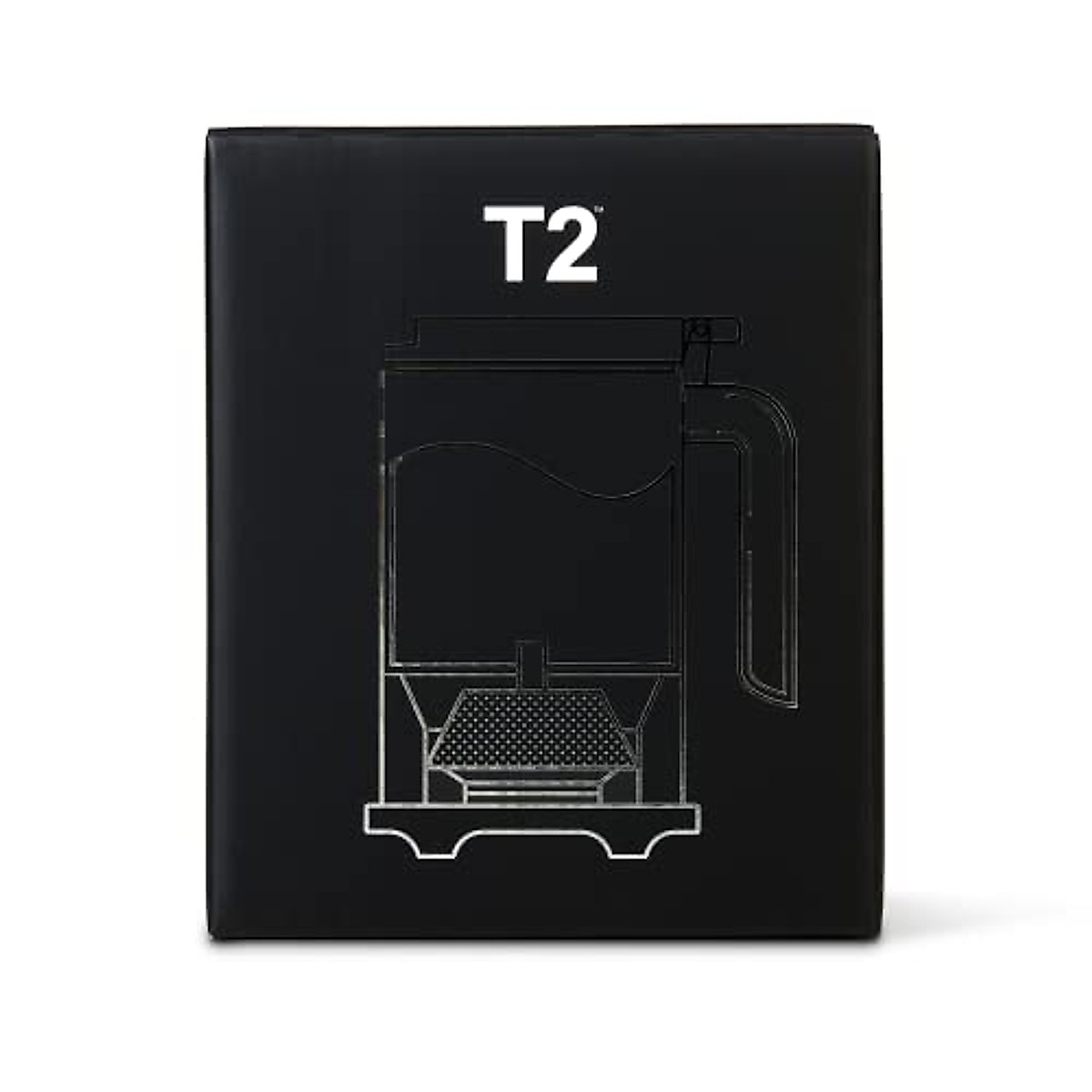 T2 A30000173 Loose Leaf Maker with Tea Infuser and BPA-free Plastic Black, 500ml/16.9 floz