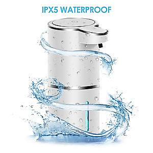 Automatic Sensor Liquid Soap Dispenser, Dmyond 12.8OZ Touchless Hand Soap Dispenser, Wall Mount Soap Dispenser for Bathroom Kitchen, 4 Gear Liquid Adjustable & USB Rechargeable