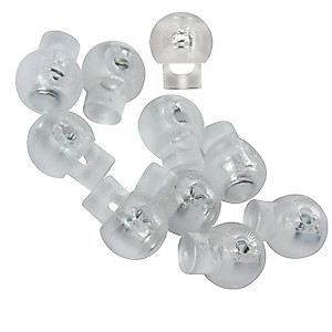 Curtaincrafters Roman Shade Clear Leveling Adjuster Orb Quantity of 10