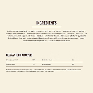 Now Fresh Wet Dog Food - 12.5 oz (12 Ct) - Grain Free Wet Dog Food -Turkey Stew with Bone Broth Recipe - for Small, Medium and Large Breed Dogs