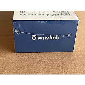 WAVLINK AC1200 High Power Outdoor Weatherproof WiFi Range Extender, Long Range Wireless AP/Router/Repeater/WISP Mode with POE Powered, Point to Point WiFi Bridge, 4x7dBi Omni Directional Antennas