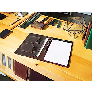 Leather Notepad Holder Legal Junior Notebook Padfolio Holder Business Gift